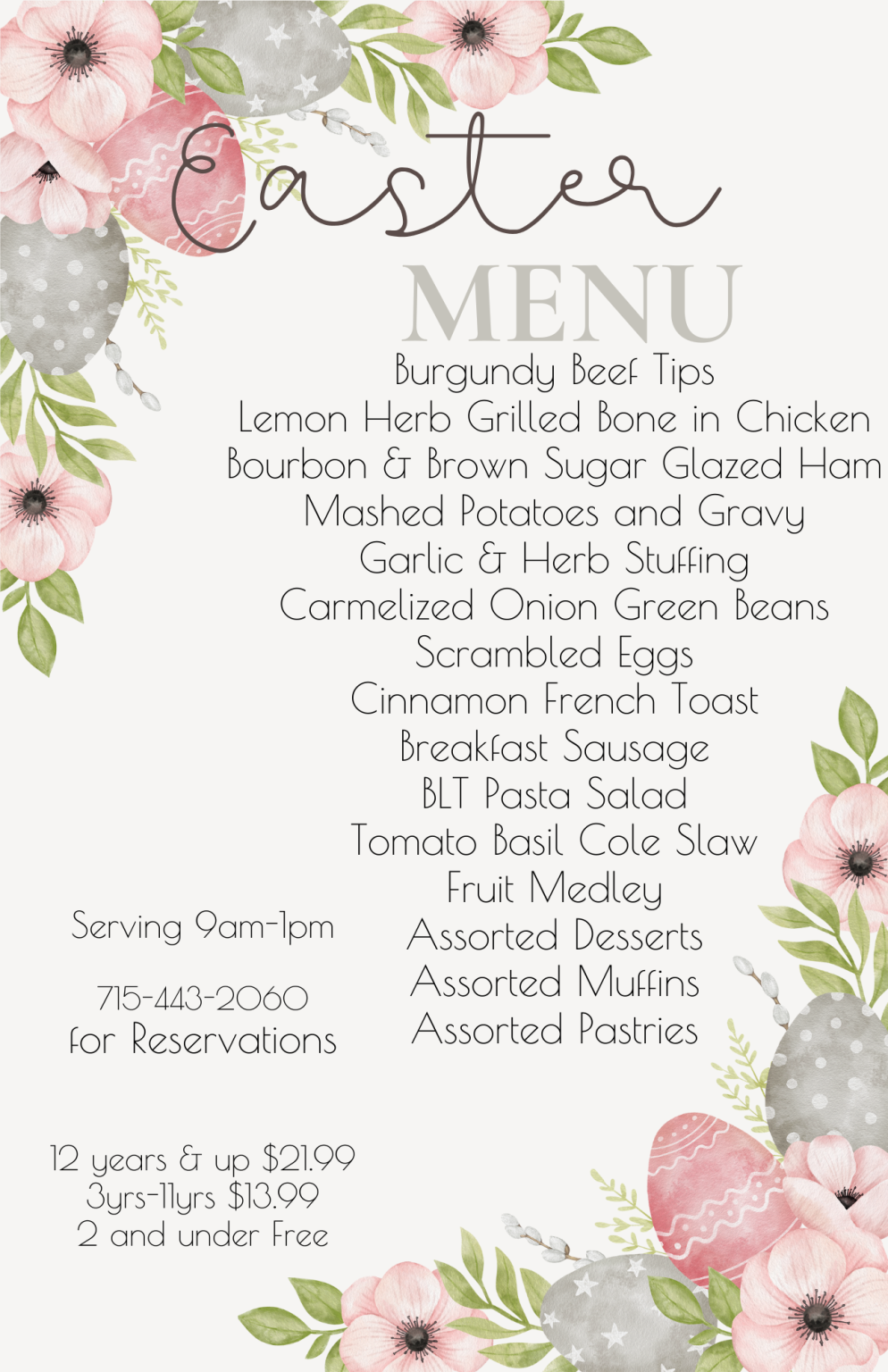 Rib River by Accentu, Inc. | Easter Buffet at Rib River